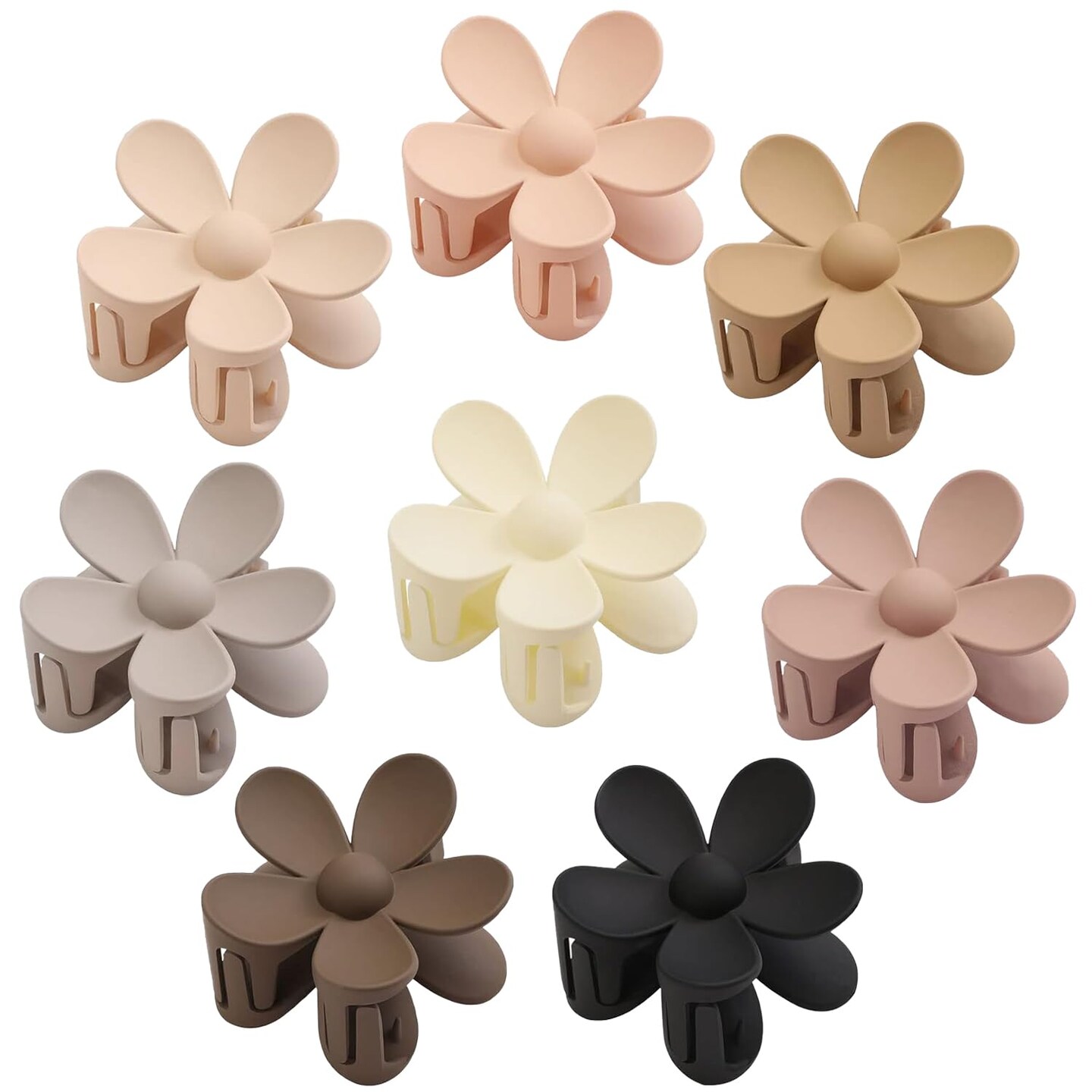 8PCS Large Daisy Flower Hair Clips 8 Colors (Color C) | Michaels