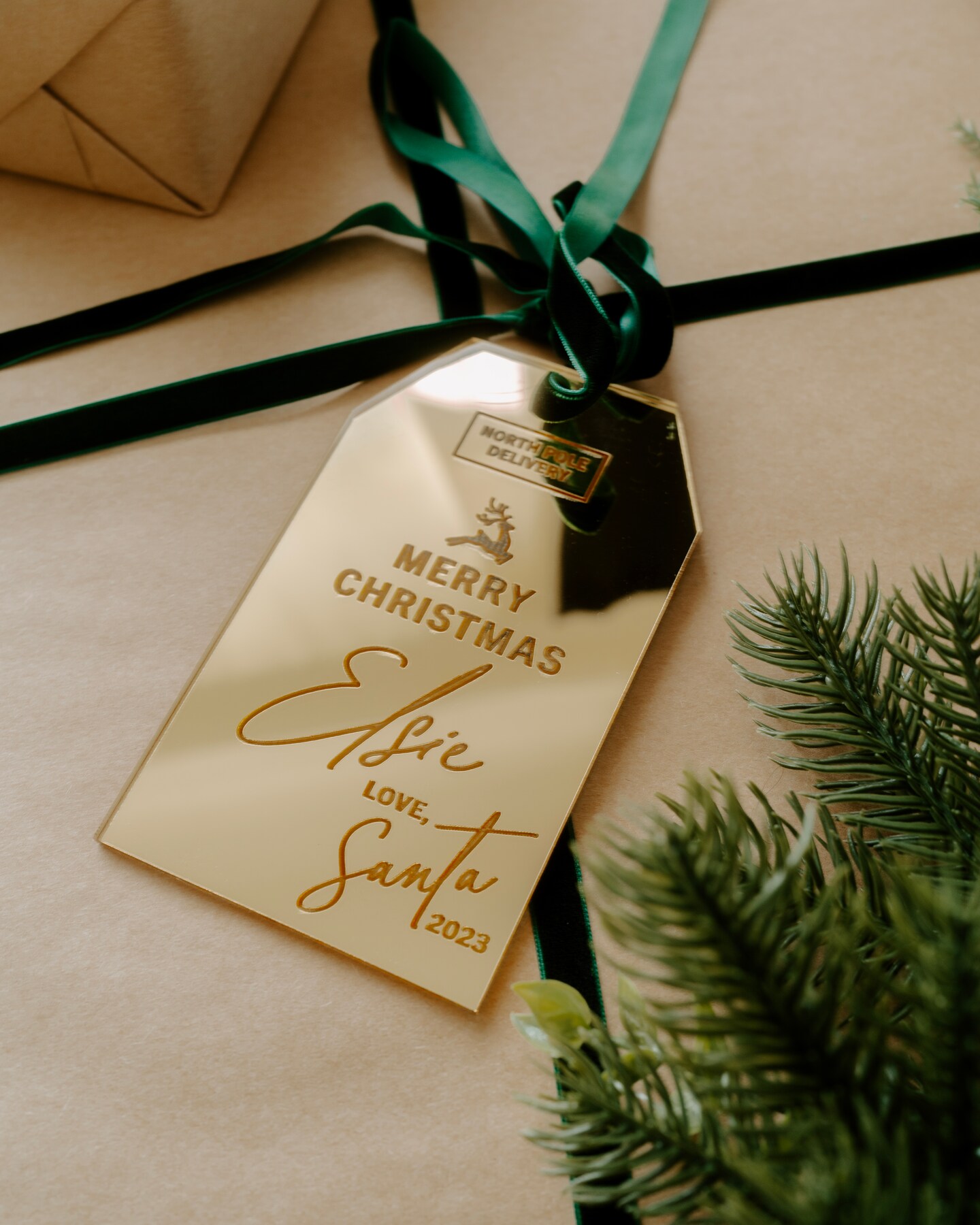 Personalized “Love, Santa” Gift Tags, Christmas Gift Tags | MakerPlace ...