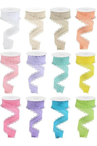1.5" Scalloped Edge Ribbon: Pastel Assortment (10 Yard) | Michaels