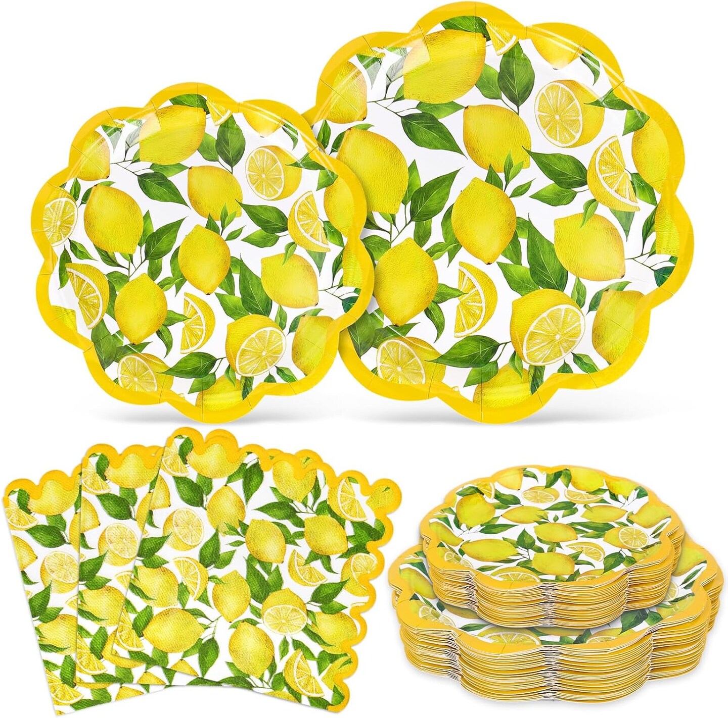 72Pcs Lemon Tableware Set | Michaels