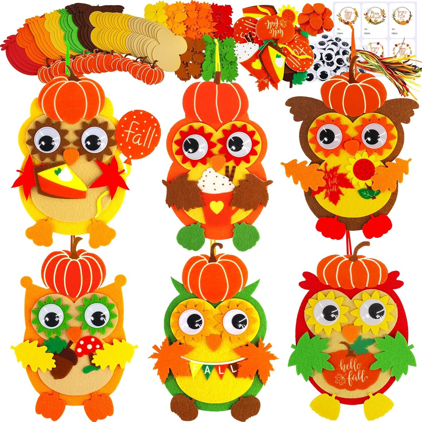 24 Sets Fall Craft Kits Kids Autumn | Michaels