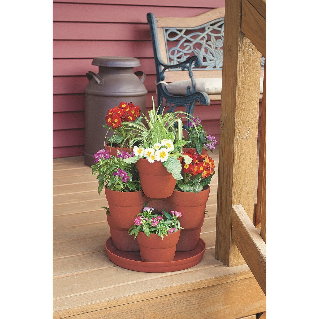 Flower Tower 3-Tier Plastic Potted Planter | Michaels