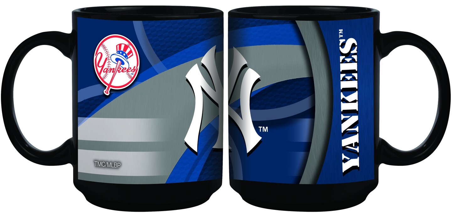15oz Black Carbon Fiber Mug | New York Yankees | Michaels