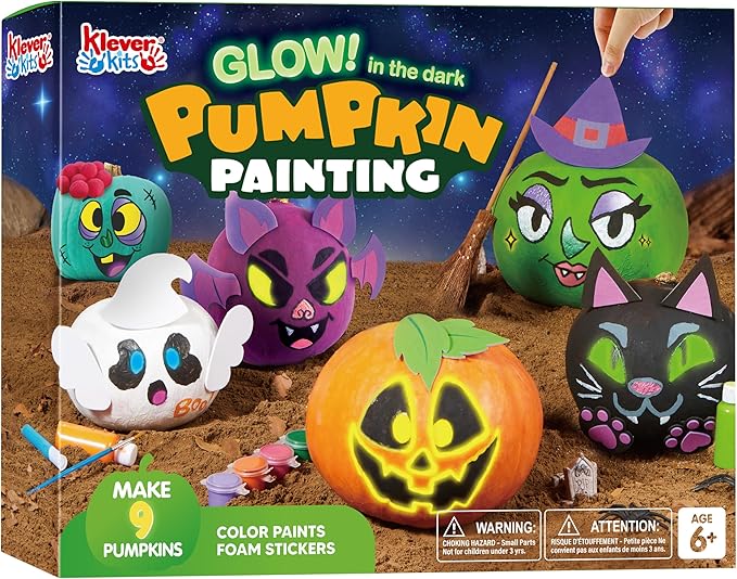 Party Favor for Kids, Halloween Arts Crafts Party Supplies, Glowing in ...