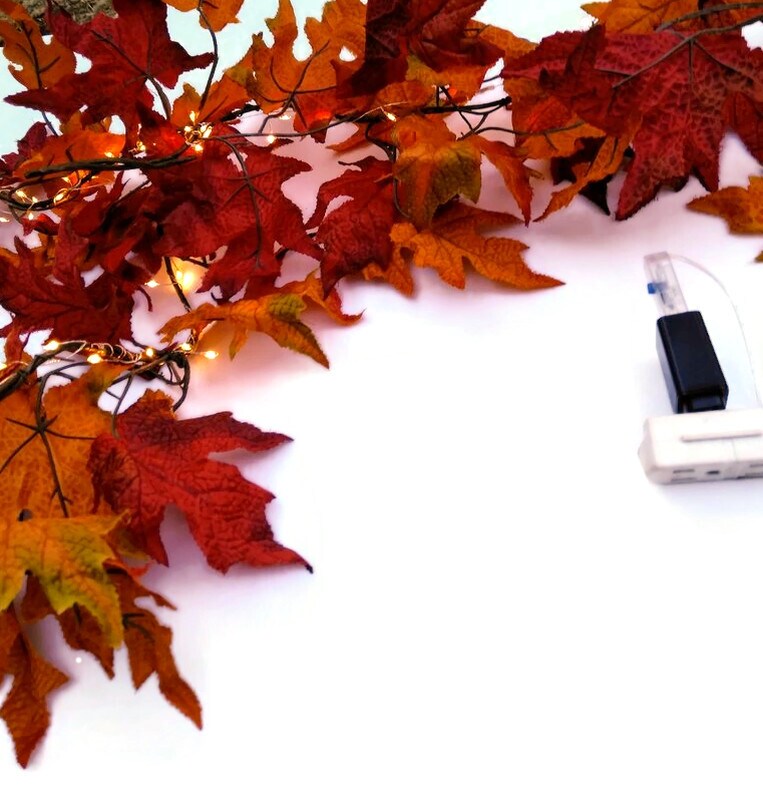 Autumn Leaves Table or Fireplace Garland for Fall Decor | MakerPlace by ...