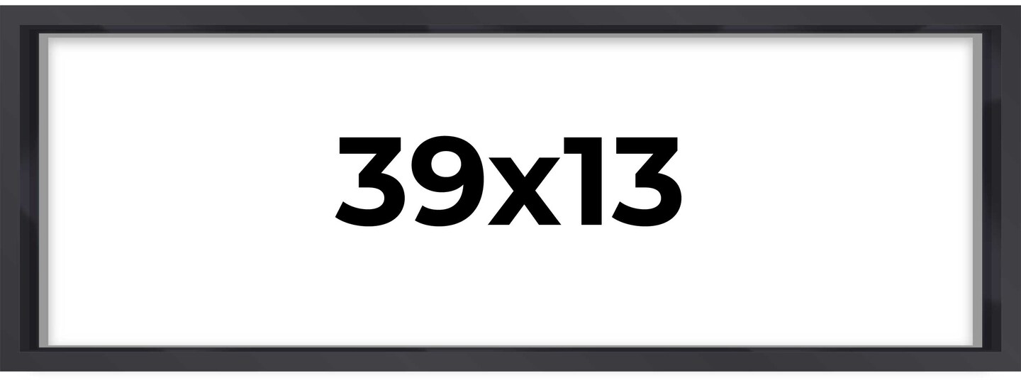 13x39 Shadow Box 3/4" Depth Picture Frame with UV-Resistant Acrylic ...