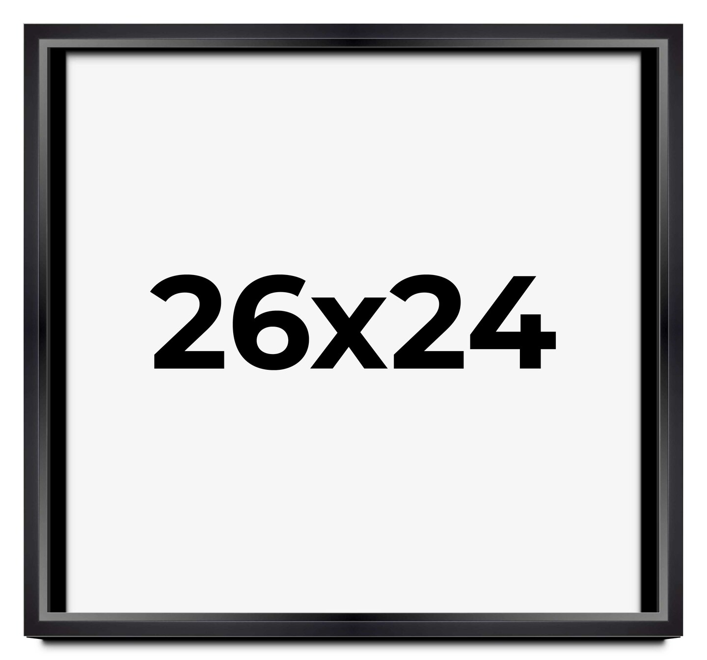 24x26 Modern Shadow Box 1.5" Depth Picture Frame with UV-Resistant ...