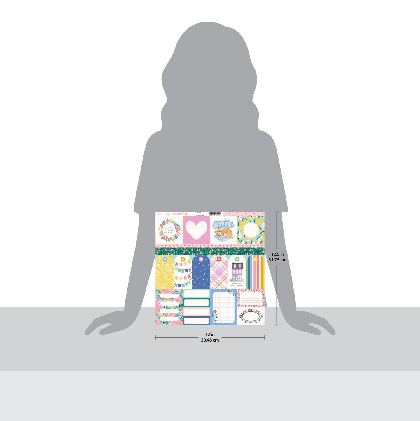 Pink Paislee Joyful Notes Double-Sided Cardstock 12"X12" | Michaels