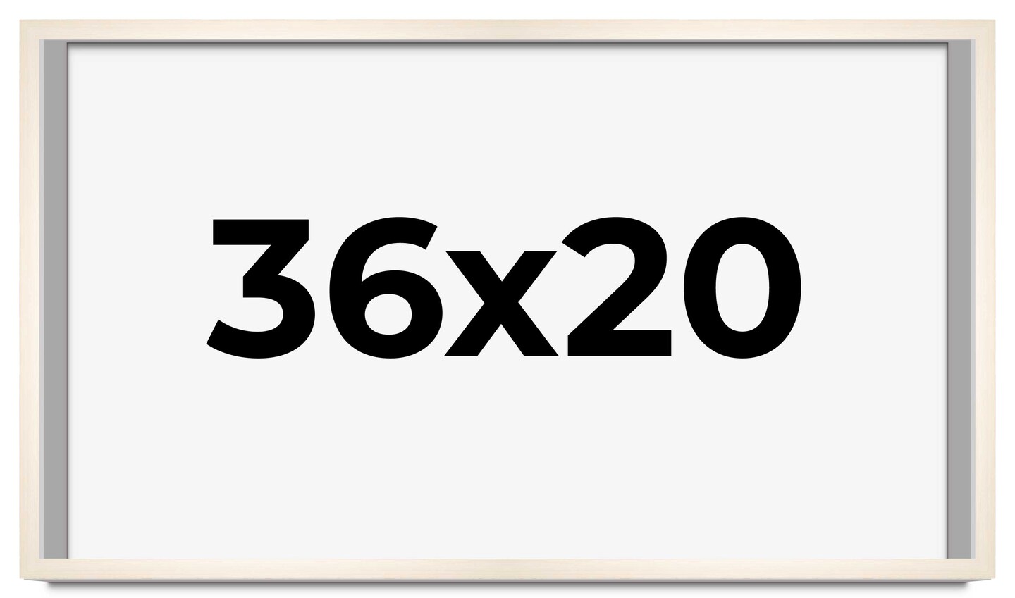 20x36 Modernist Picture Frame with UV-Resistant Acrylic & Acid Free ...