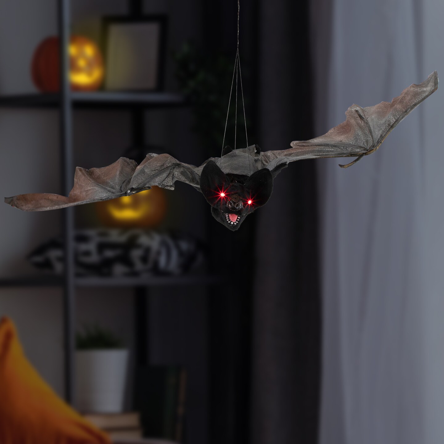 Northlight LED Lighted Animated Halloween Bat with Wings - 48" | Michaels