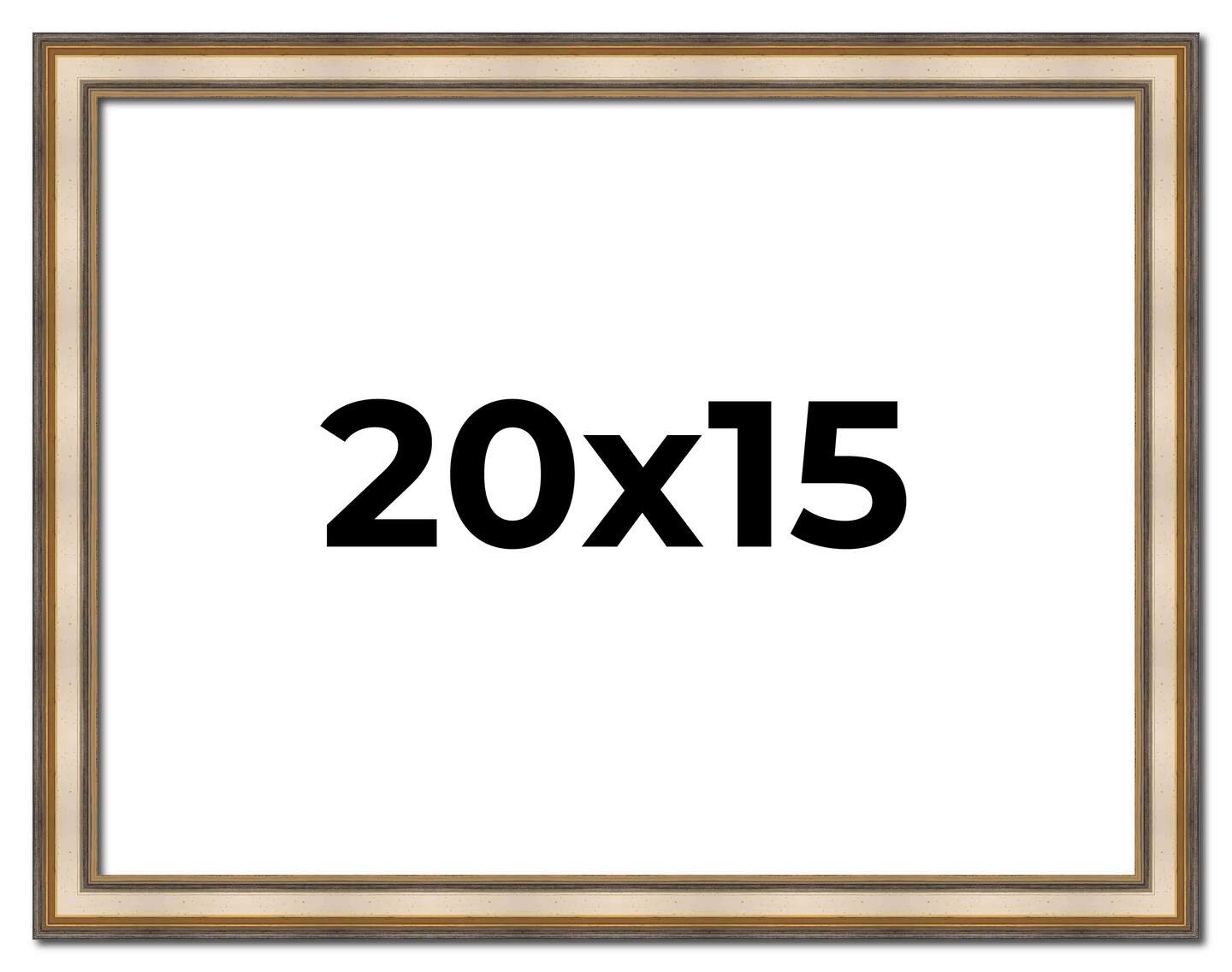 15x20 Refined Picture Frame with UV-Resistant Acrylic & Acid Free ...