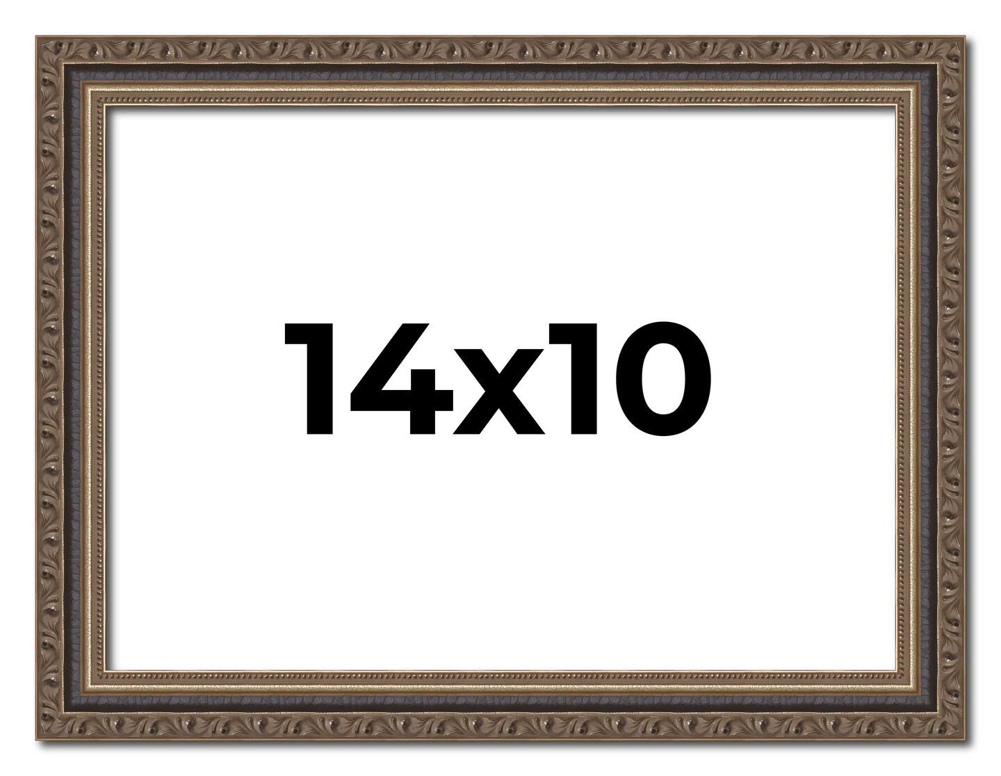 10x14 Sculpted Picture Frame with UV-Resistant Acrylic & Acid Free ...
