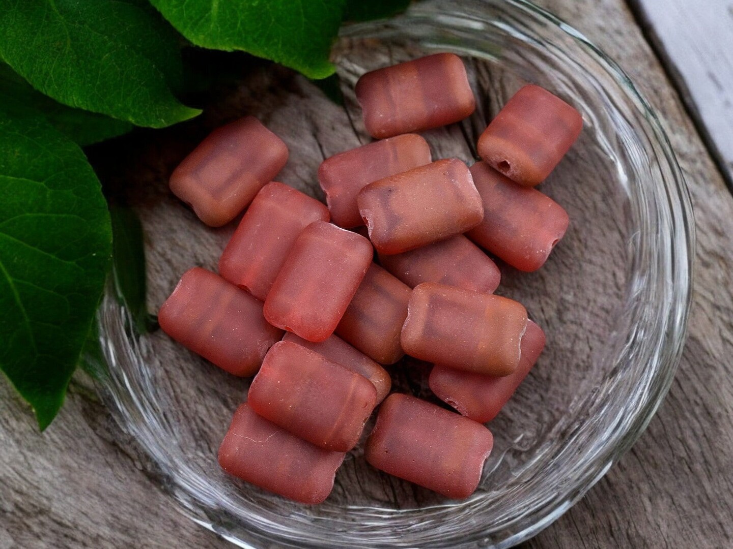 *25* 12x8mm Matte Blended Red Chiclet Rectangle Beads | Michaels