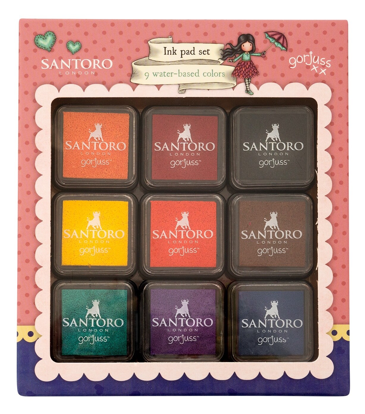 Studio Light Gorjuss Ink Pads 9/Pkg-Nr. 11, 9 colors, Count: 1 | Michaels