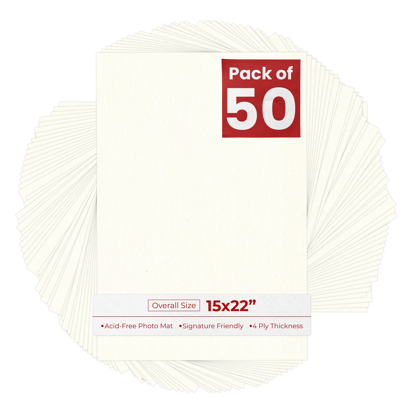Beige Canvas 15x22 Uncut Mat Board - Blank Sheets, No Opening, Color ...
