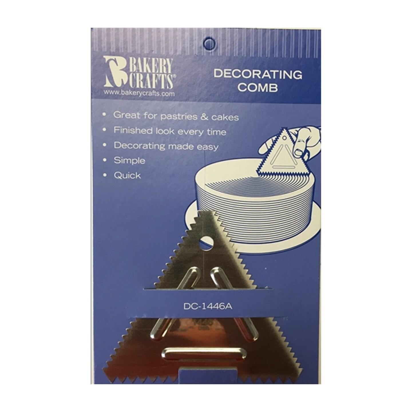 Triangle Cake Decorating Icing Comb | Michaels