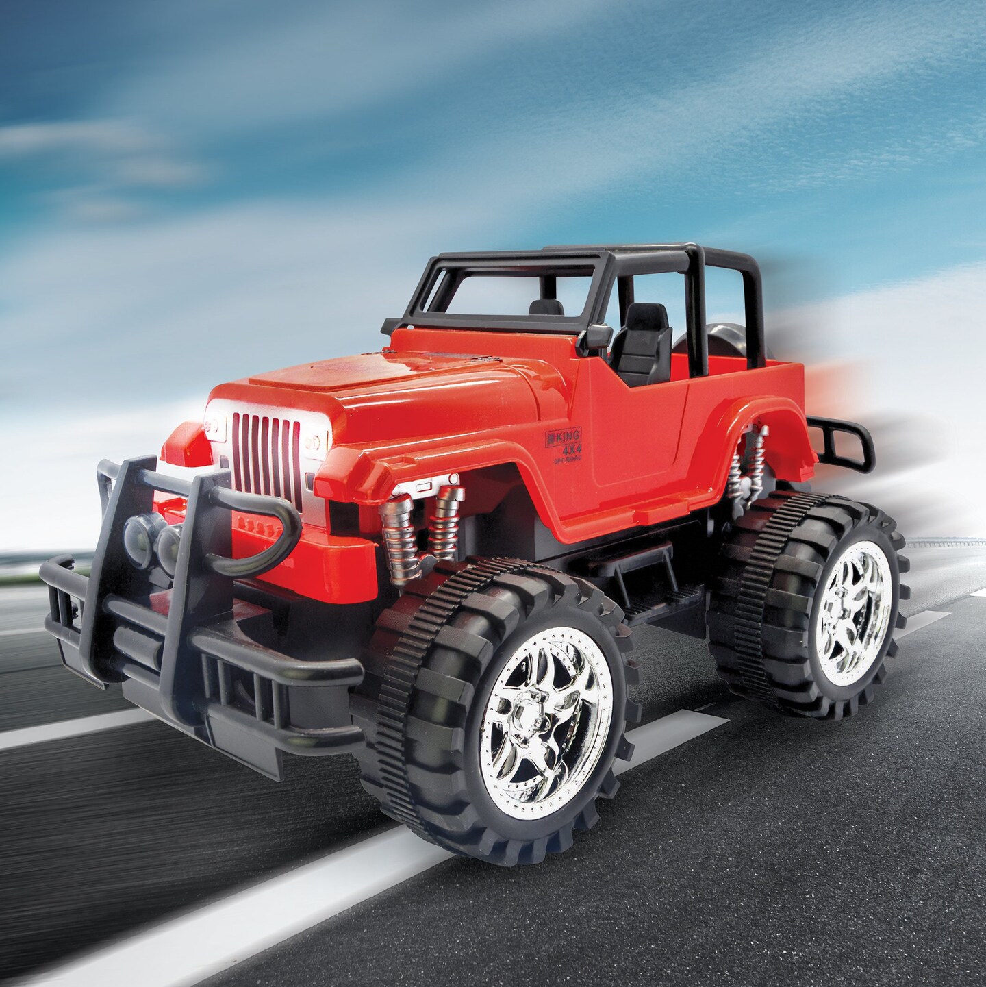 Collections Etc Remote Control Monster Truck with Working Headlights ...