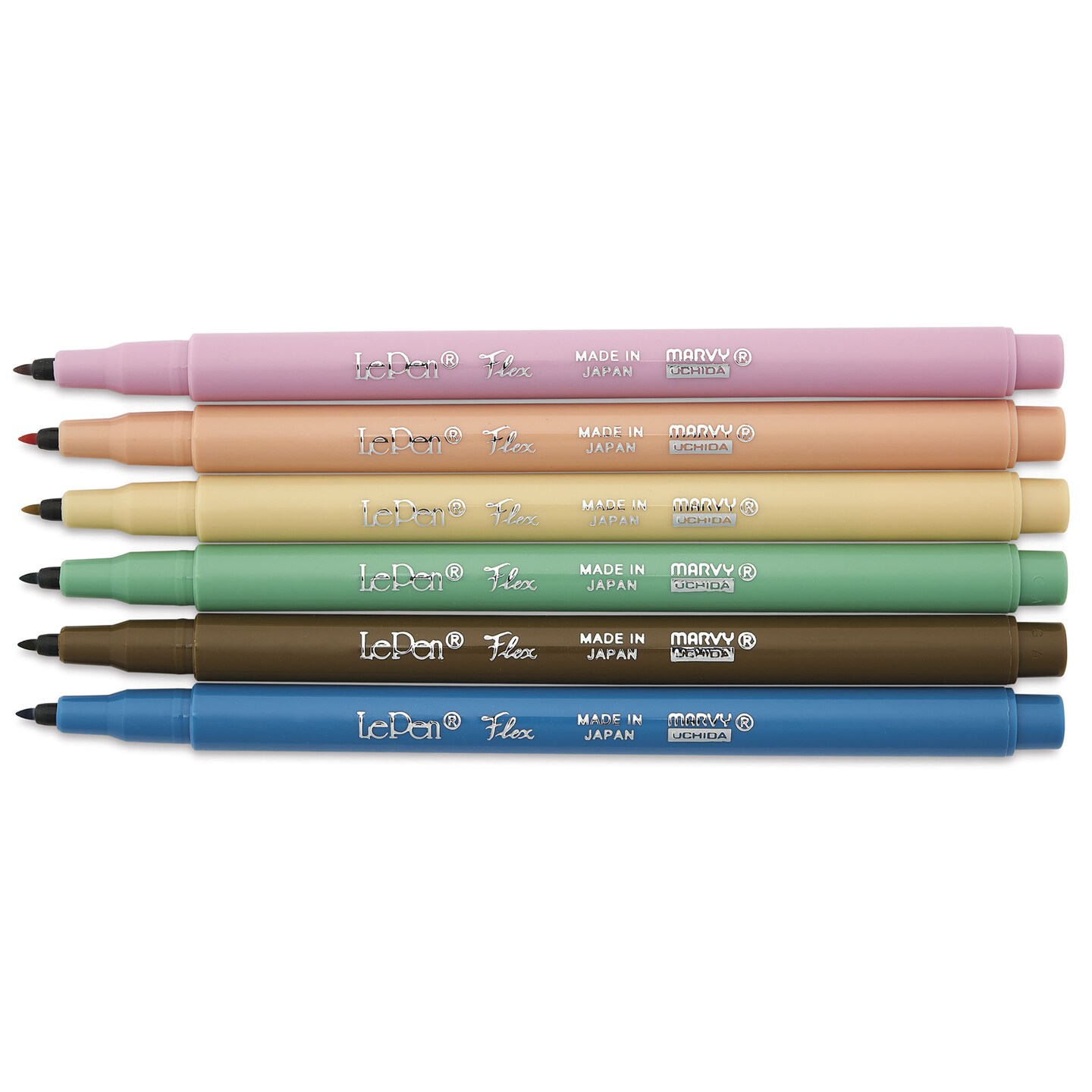 Marvy Uchida LePen Flex Marker - Set of 6, Retro | Michaels