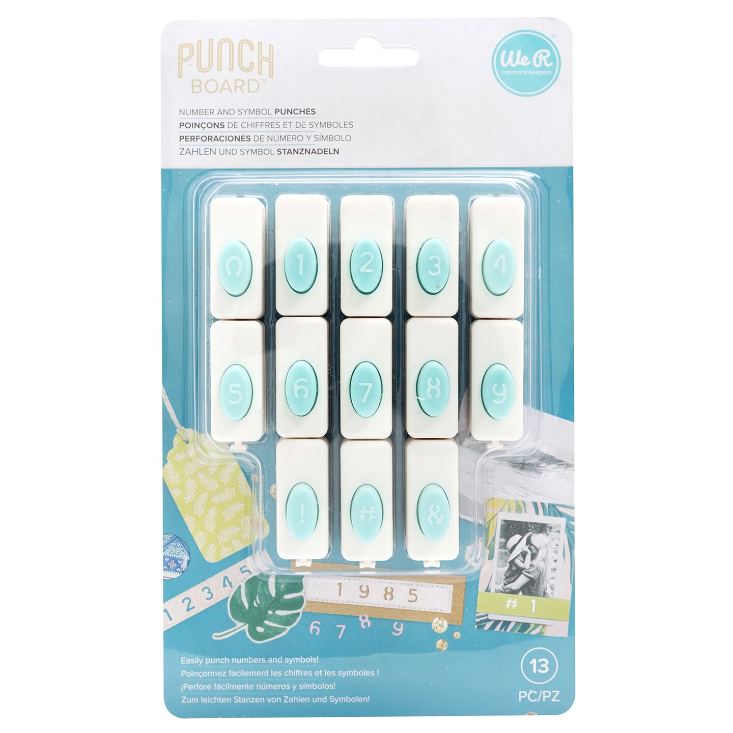 We R Memory Keepers Numbers & Symbols Punch Set-13 Pieces | Michaels