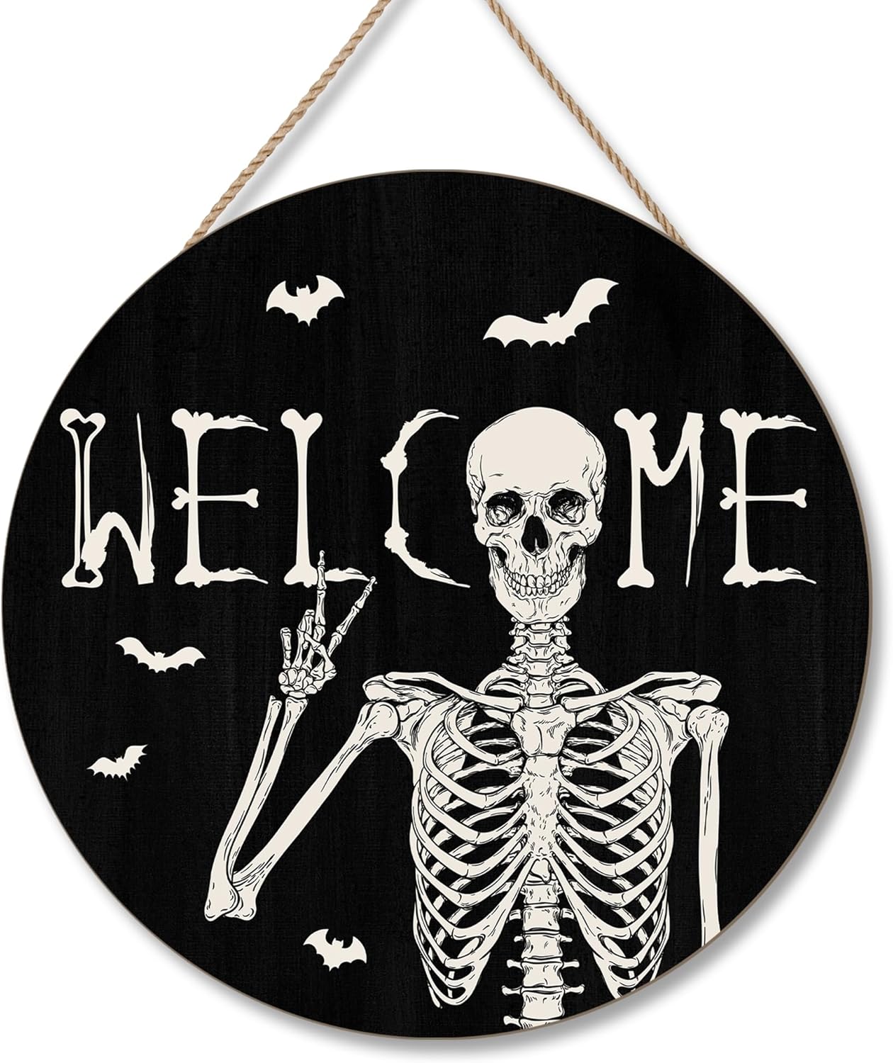 Halloween Skull Welcome Door Sign | Michaels