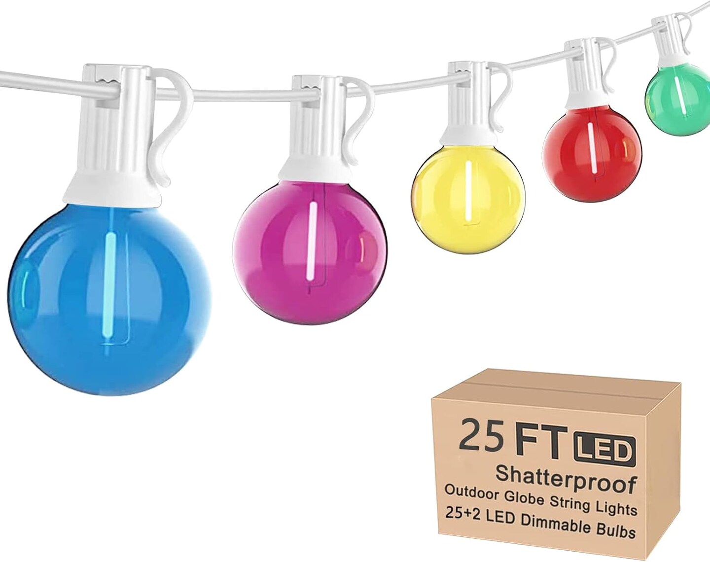 25Ft LED Outdoor String Lights | Michaels