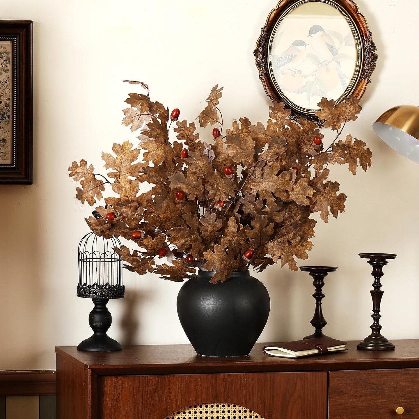Artificial Oak Faux Fall Leaves with Acorn | Michaels