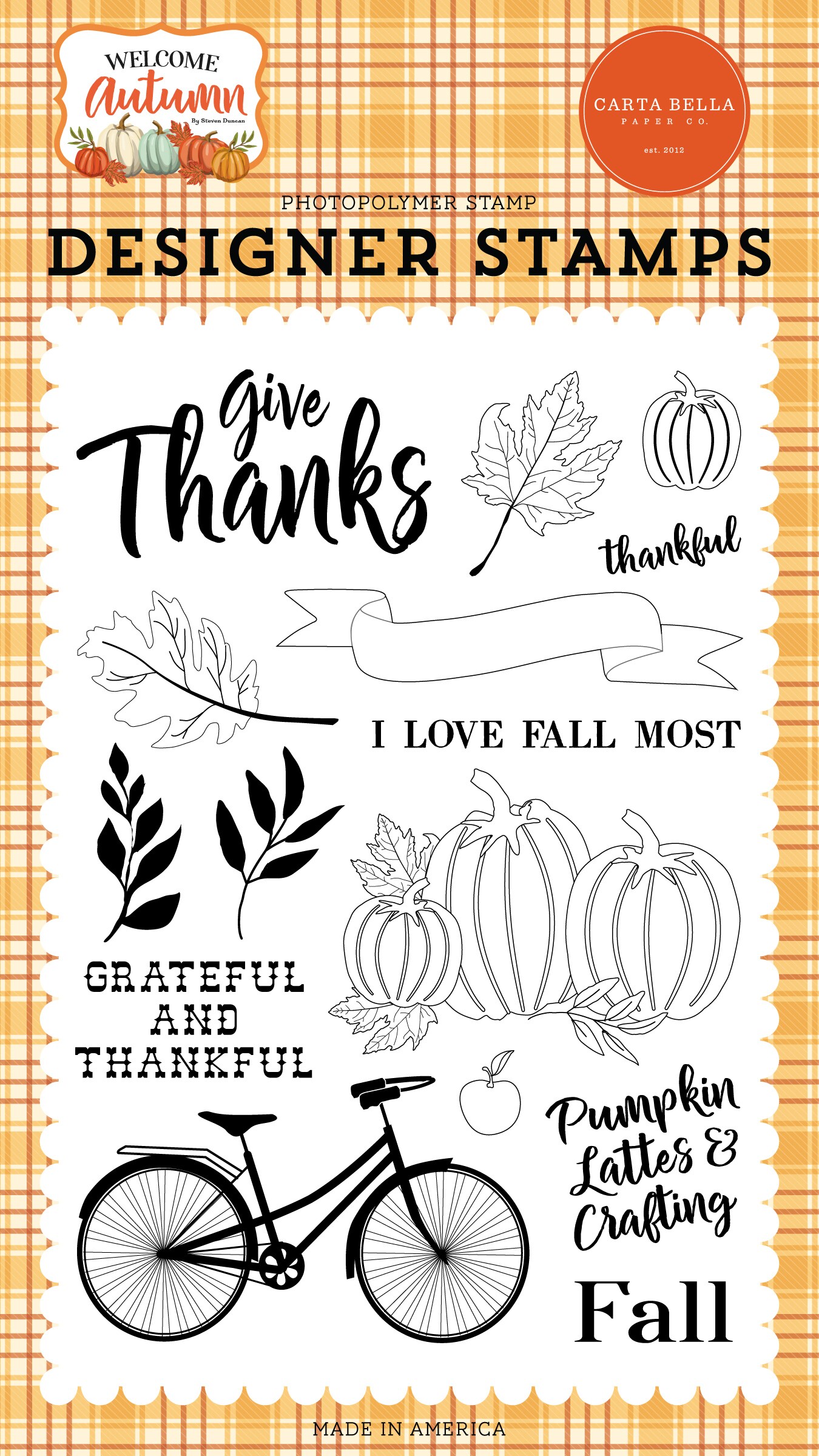 Welcome Autumn: I Love Fall Most Stamp Set | Michaels