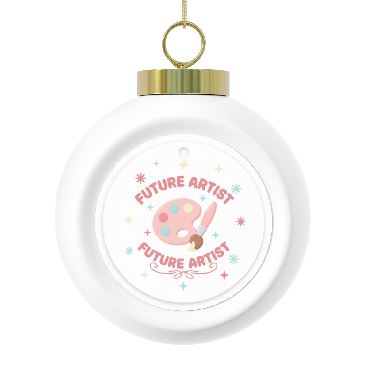 Christmas Ball Ornament — Future Artist - Bells / Round / 2.5" × 3 ...