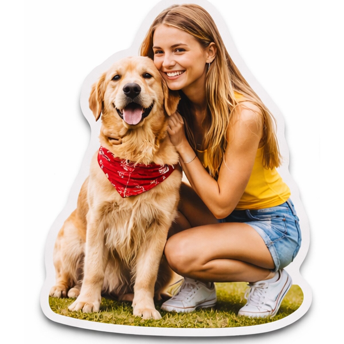 Custom Photo Magnets Cut to Shape that are personalized full color ...
