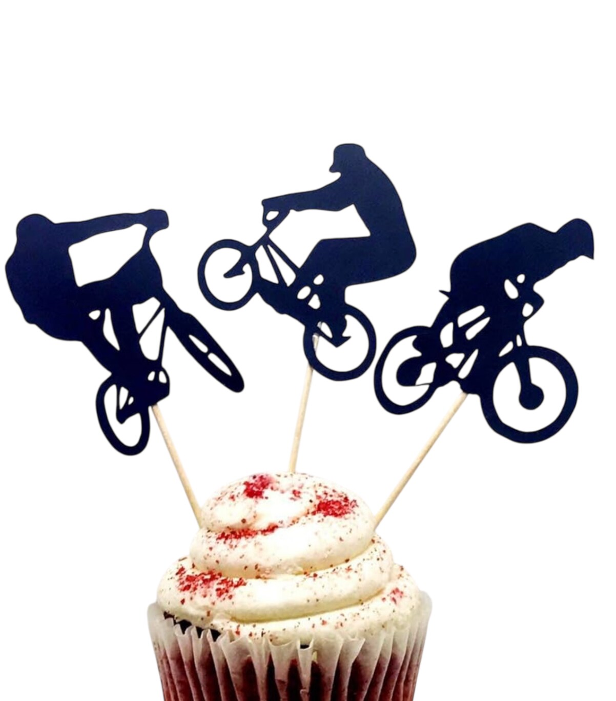 Bmx cupcake toppers, bmx cupcake topper, , bmx toppers, bmx topper, bmx ...