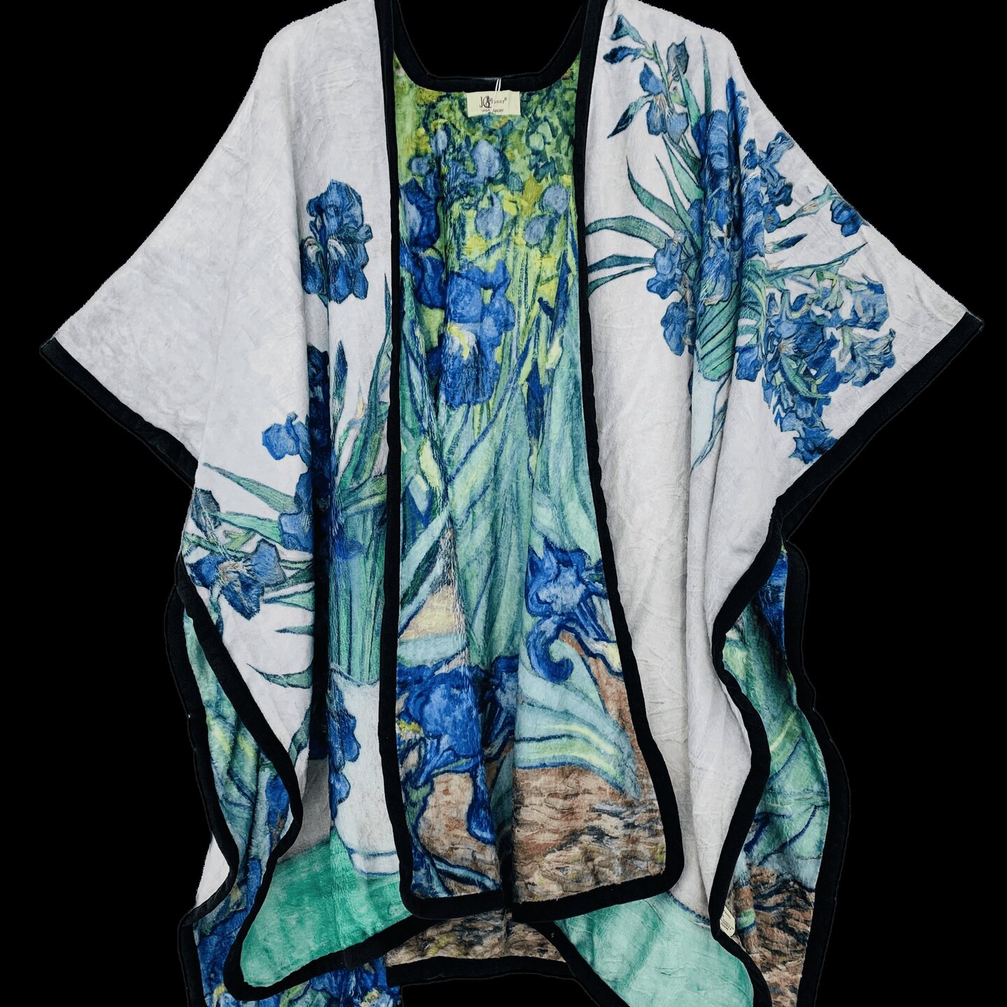 Edge Collections - 40" x 60" - Multi - Reversible Cozy Wearable Throw ...