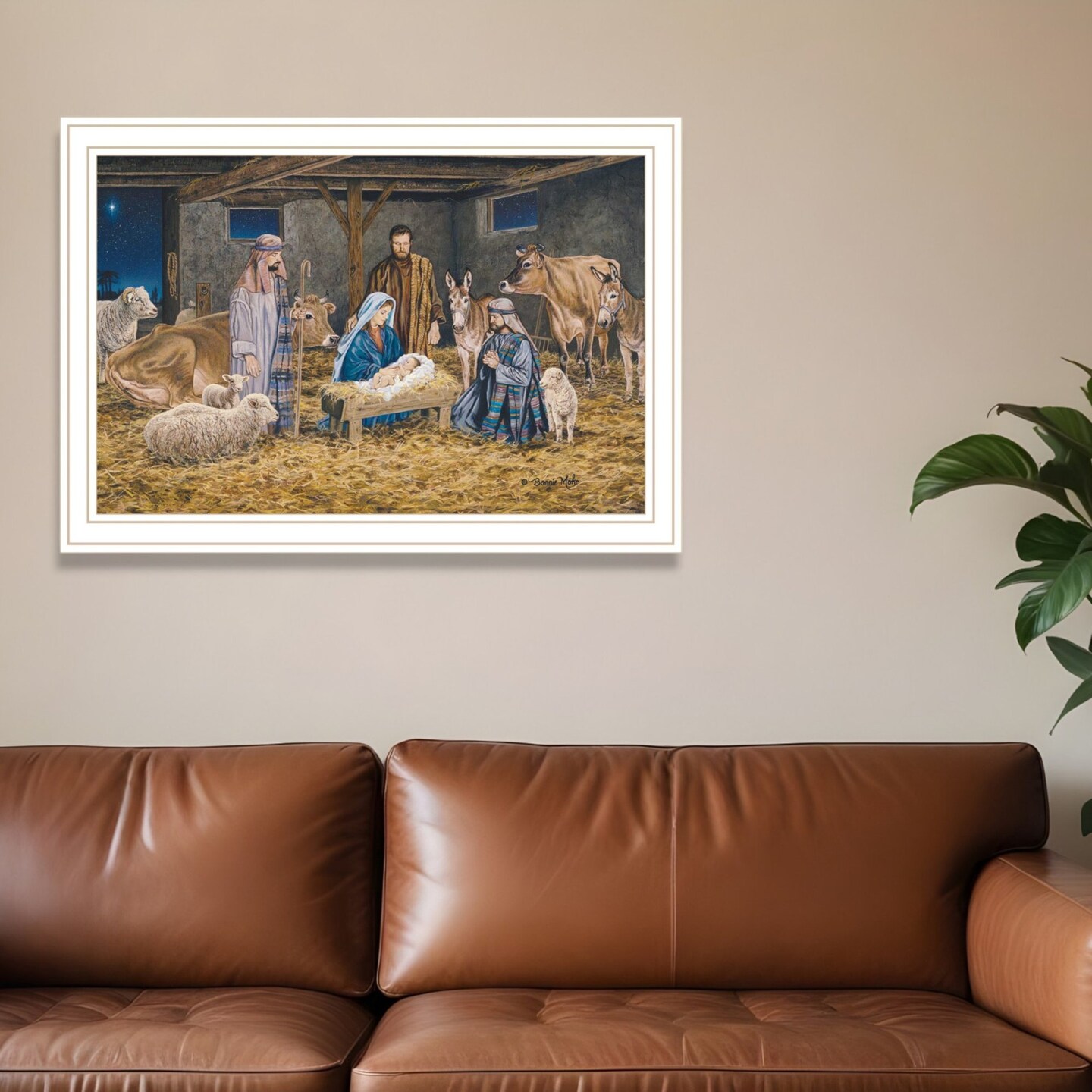 Edge Collections-21" x 30"-Multi-Trendy Christ Birth Wall Art-1 pcs ...