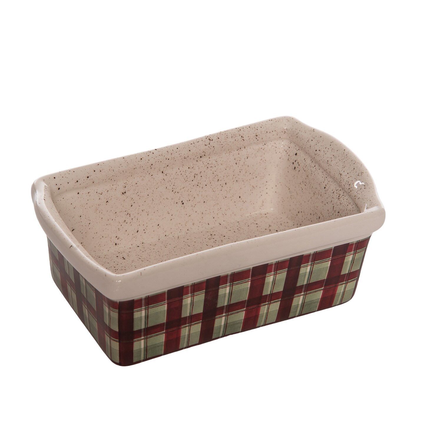 Ceramic Mini Baker Plaid Design Multicolor for Christmas Gifts | Michaels