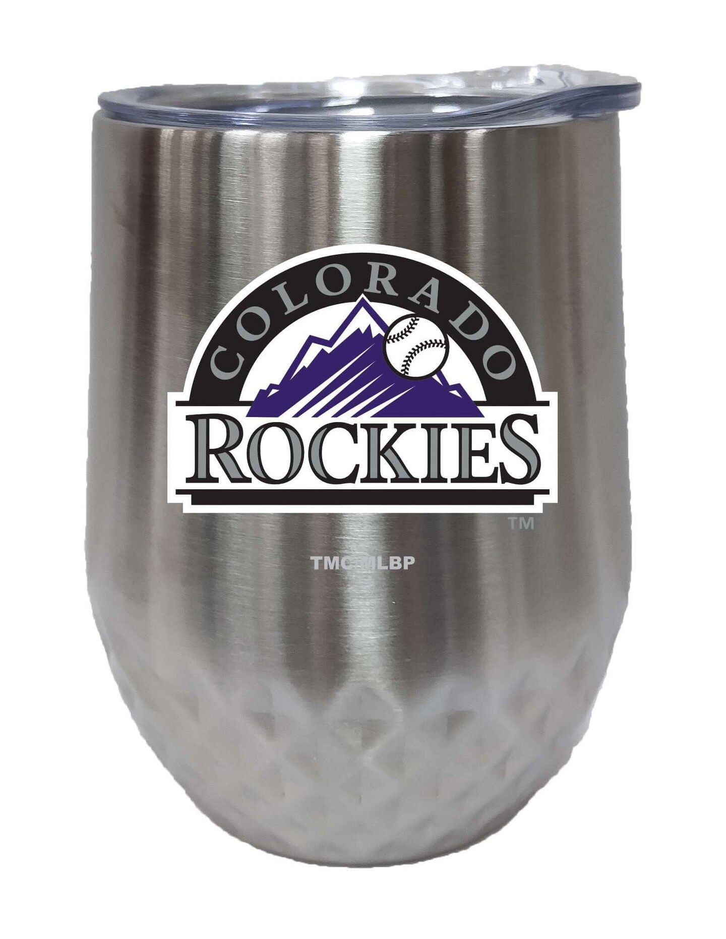 12oz Stainless Steel Stemless Diamond Tumbler | Colorado Rockies | Michaels