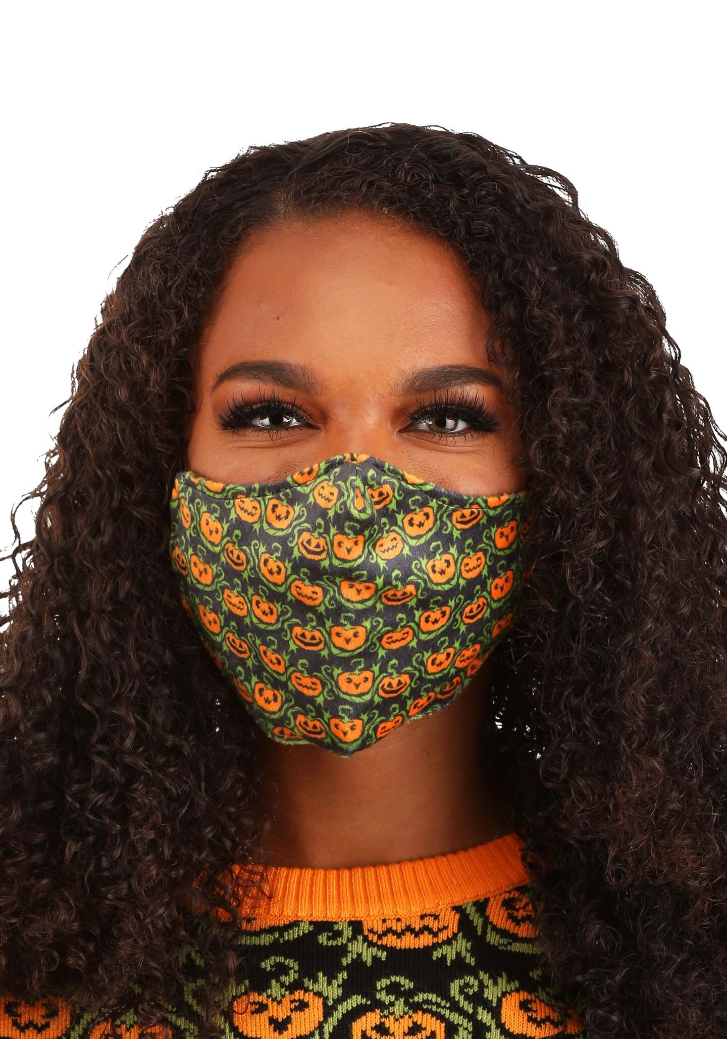 Pumpkins Pattern Sublimated Face Mask for Adults | Michaels
