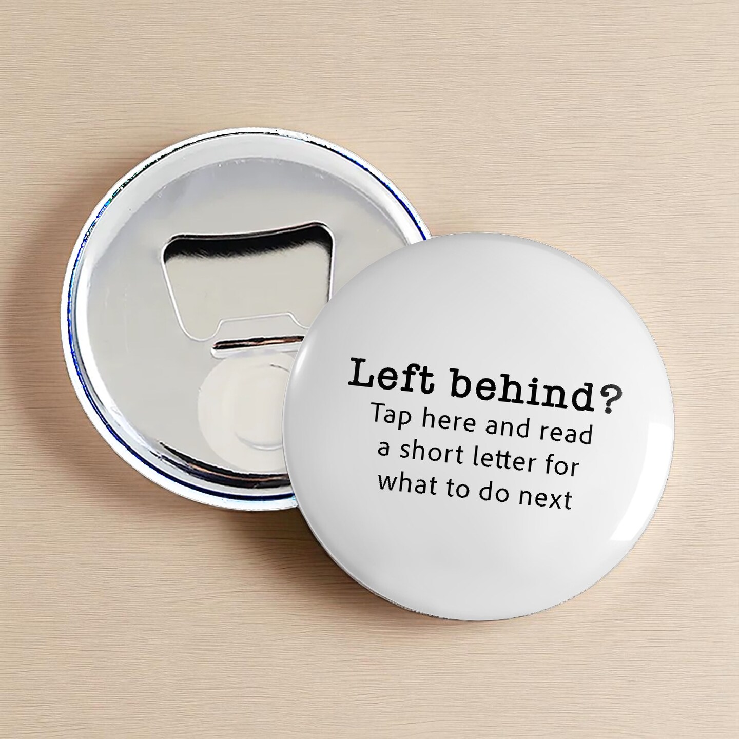 Left Behind Letter Magnet with NFC — Left Behind Letter After the ...
