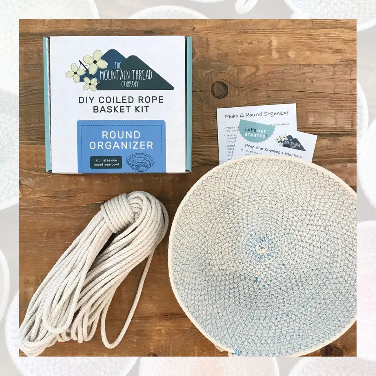 Coiled Rope Basket Kit Round Organizer | Michaels