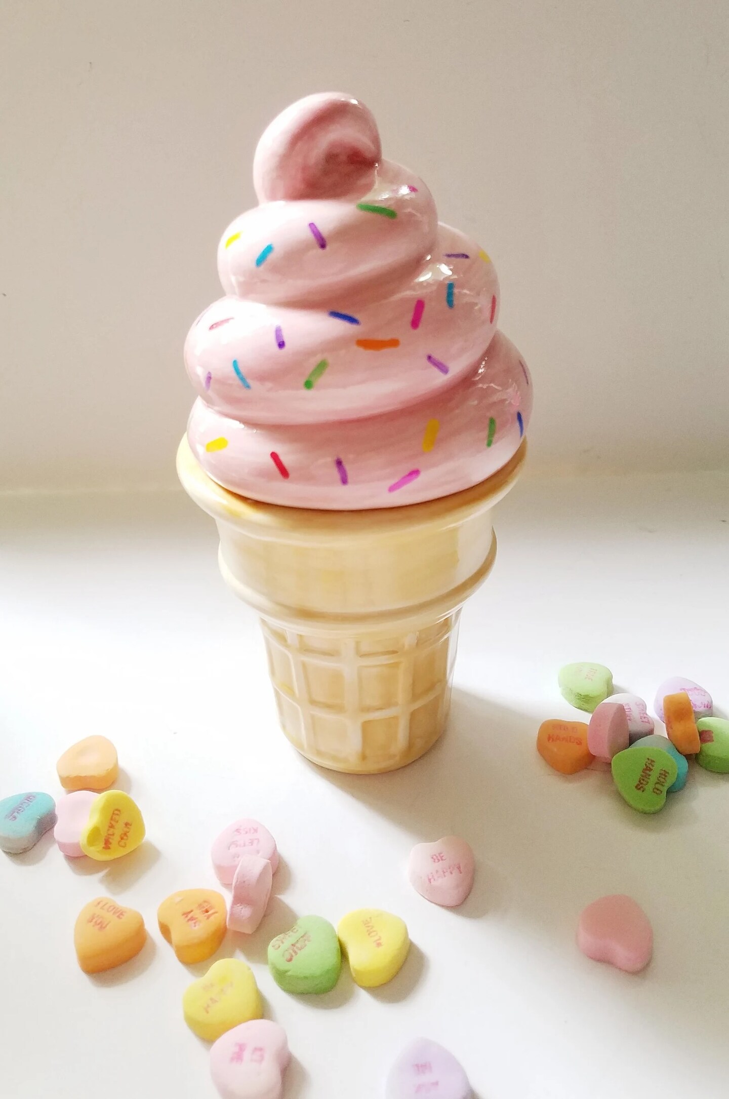 Cone shaped shop ice genuine cream scoop