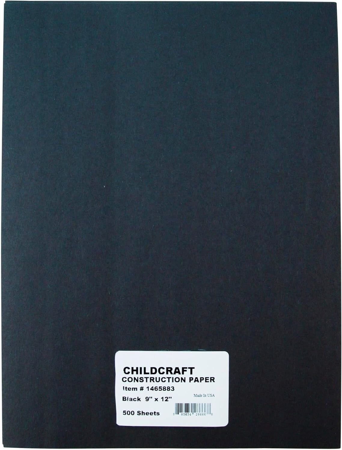 Construction Paper, 9 X 12 Inches, Black, 500 Sheets - 1465883 | Michaels