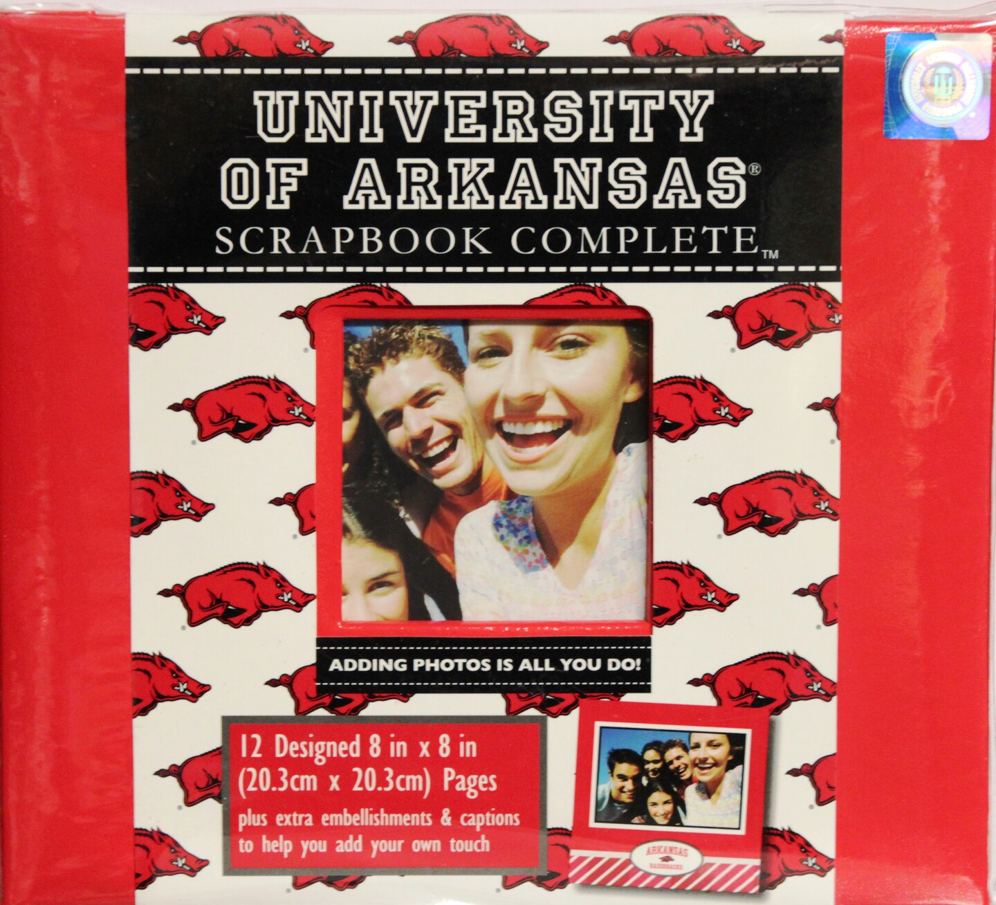 University Of Arkansas Complete 8 x 8 Officially Licensed Scrapbook ...