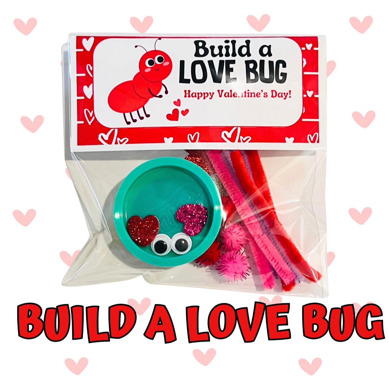 Build A Love bug| Valentine Playdoh class favors | MakerPlace by Michaels