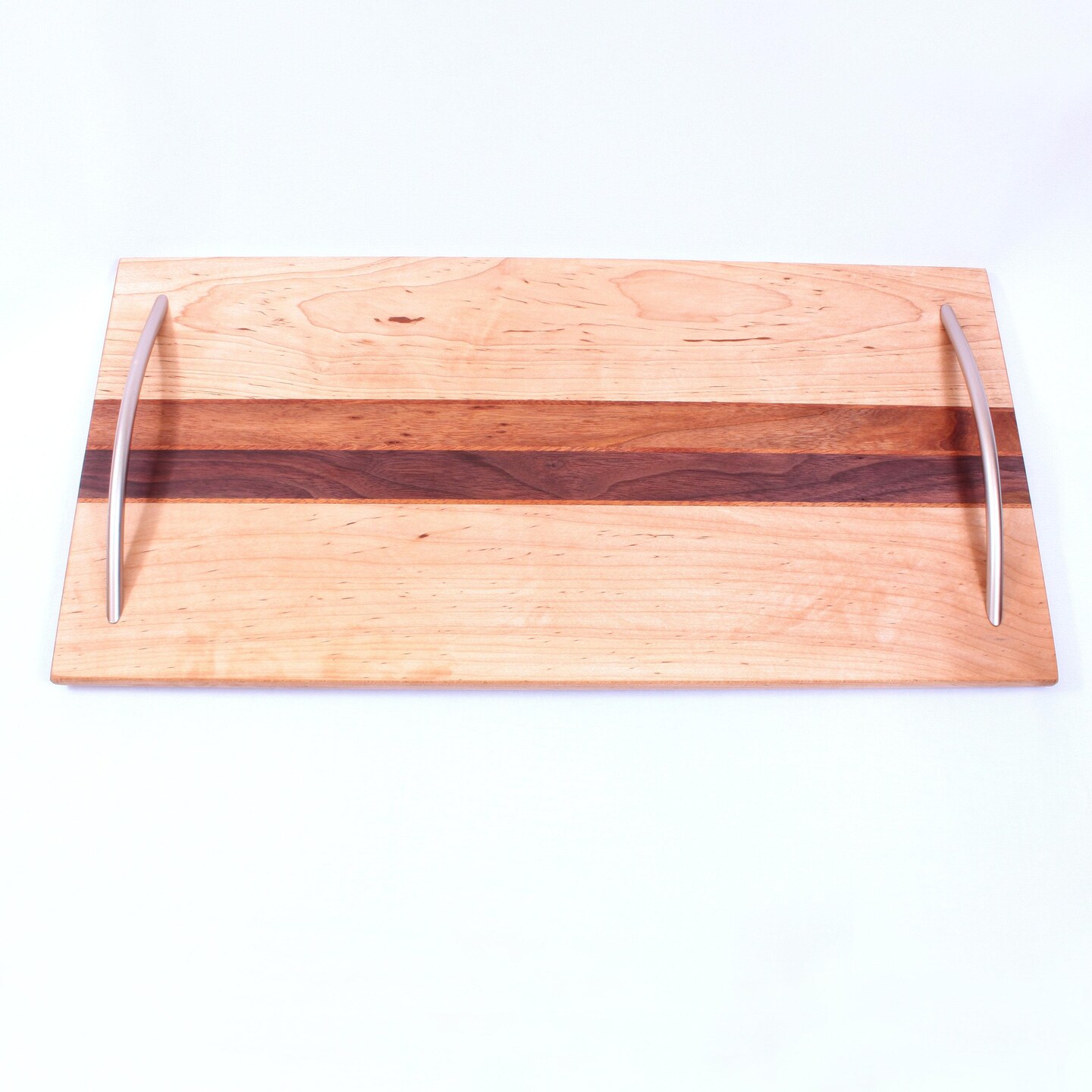 Handmade Artisan Charcuterie Board with Stainless Steel Handles and ...
