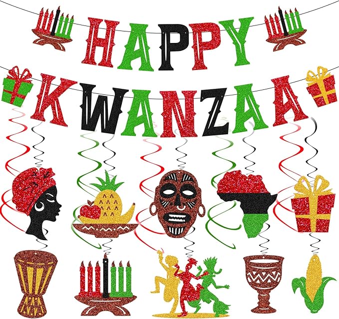 Happy Kwanzaa Party Decoration African Heritage Holiday Theme Banner ...