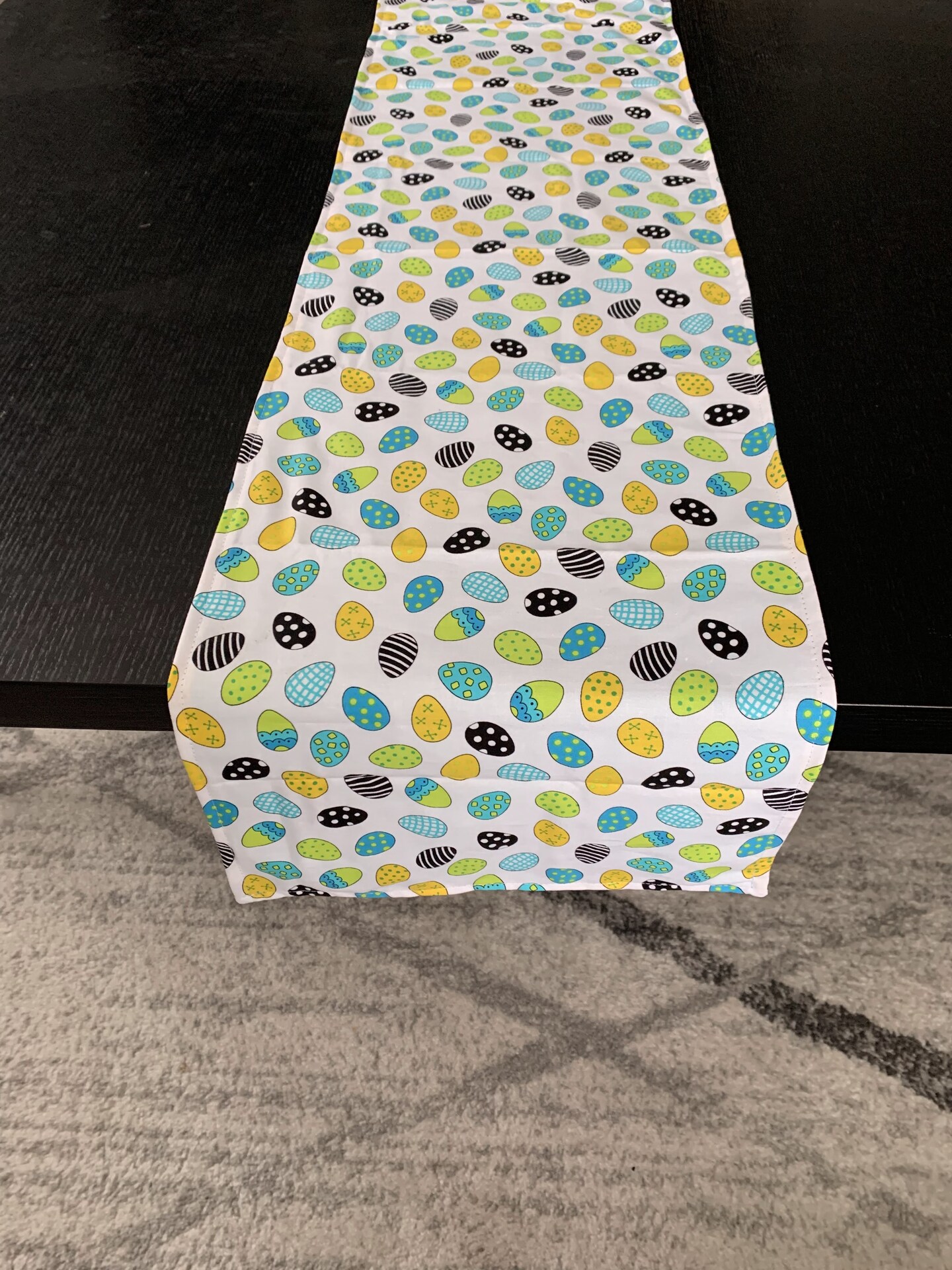 Easter Egg Table Runner, Lined Table Topper 42”x11” | MakerPlace by ...