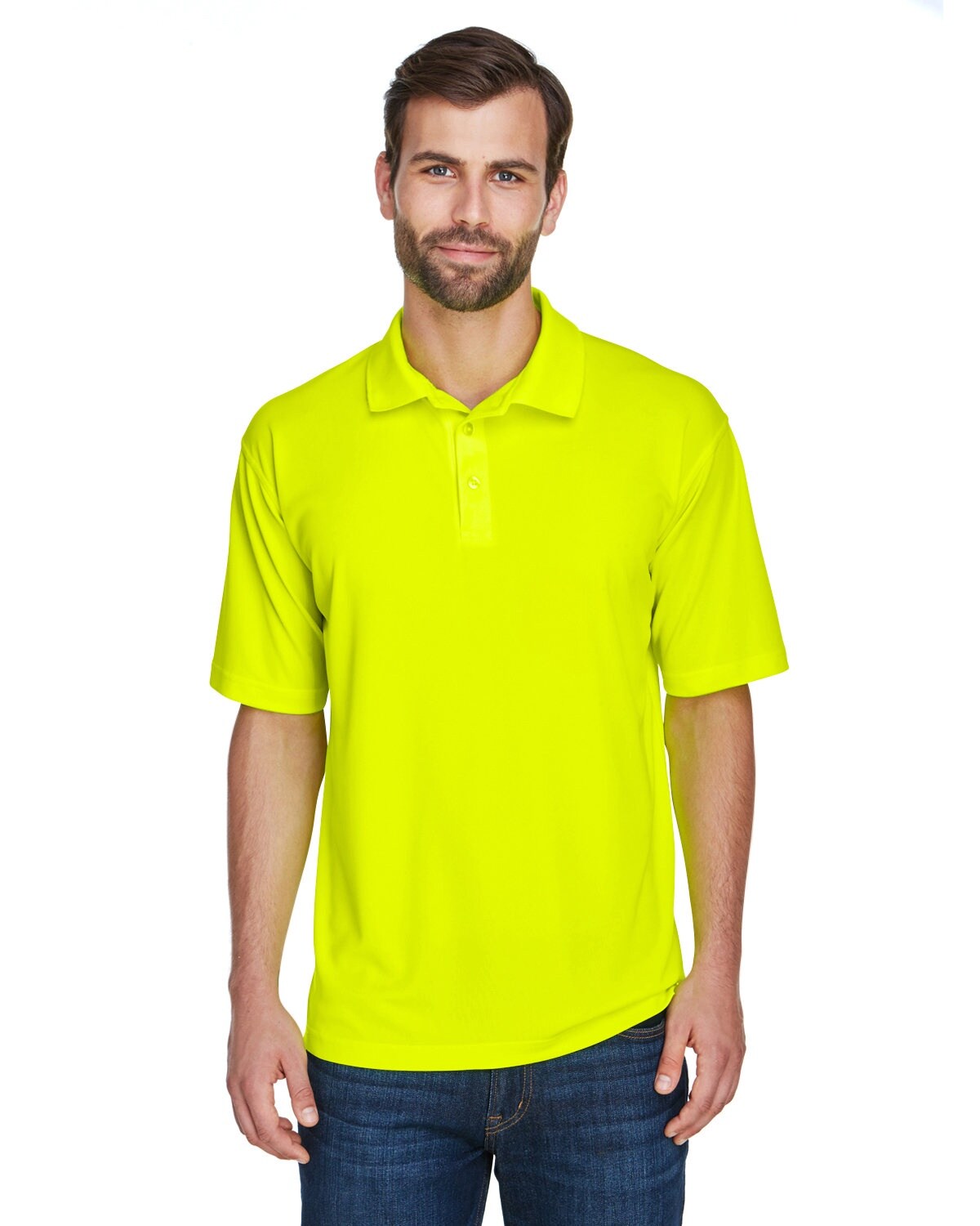 UltraClub® Men's Cool & Dry Mesh Pique Polo | Michaels