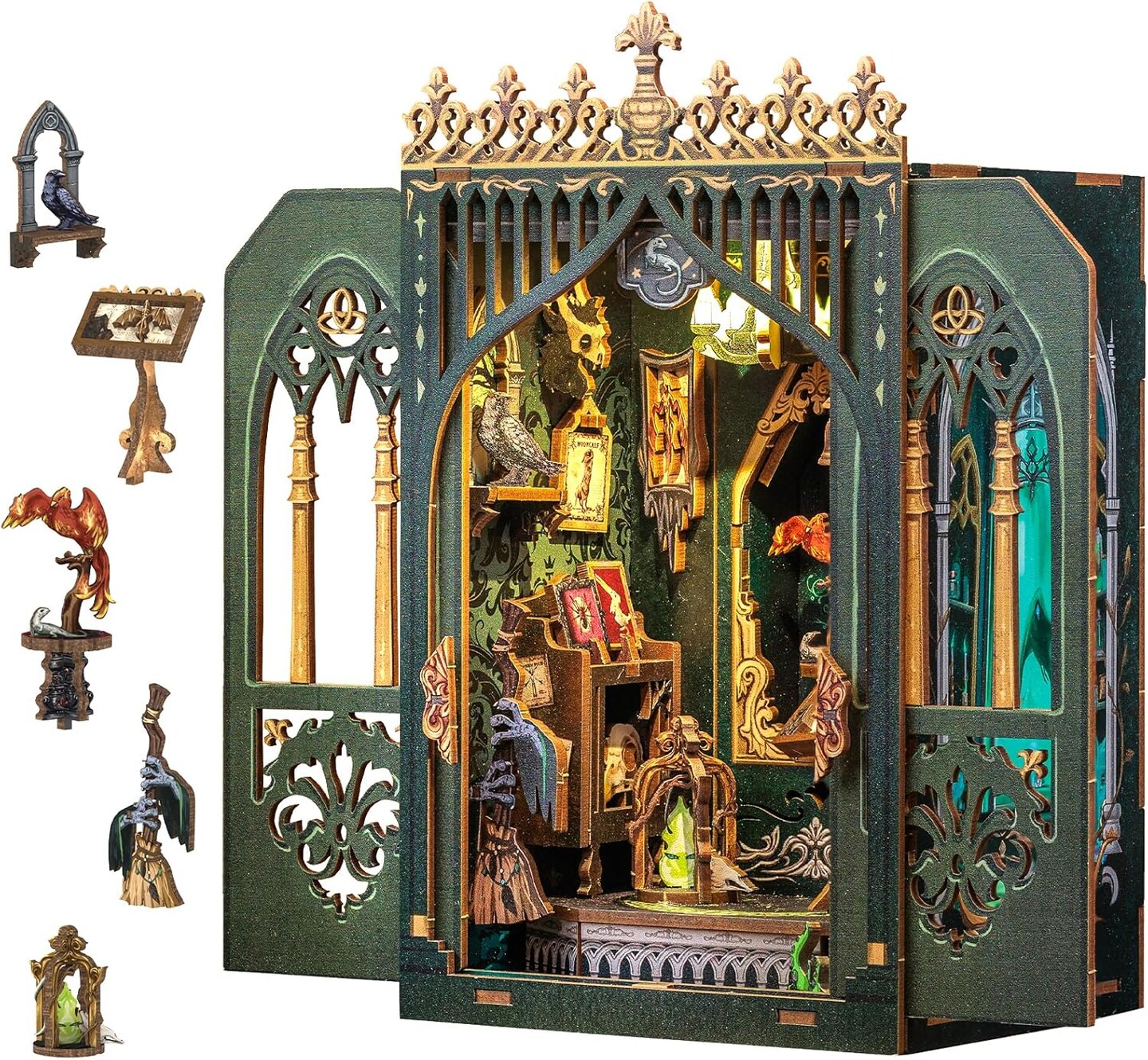 Book Nook Wizardi Miniature - The Darkness Herbarium Roombox Kit | Michaels