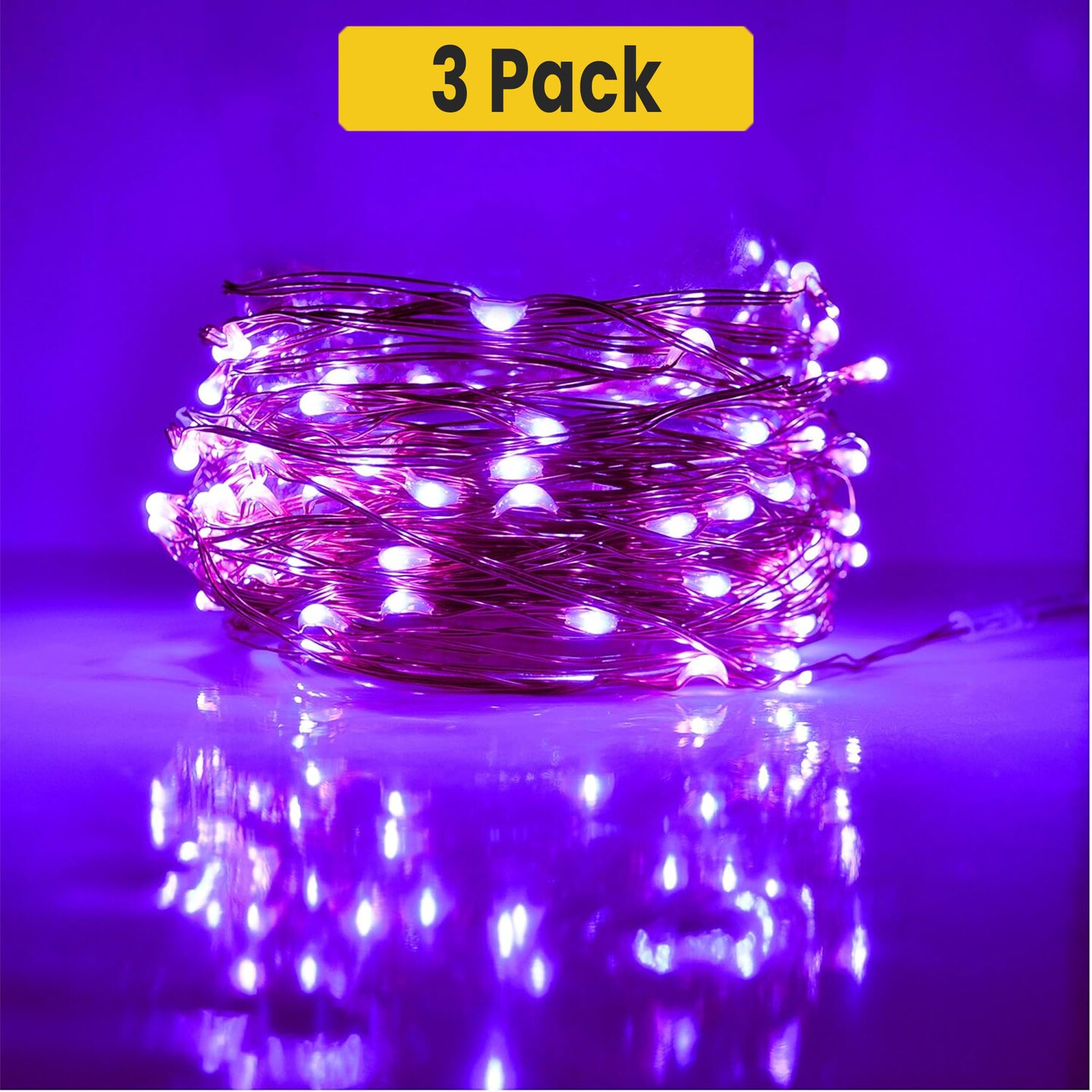 Elegant 180 LED Silver Copper Branch Lights — Starry Plug-in Decor ...