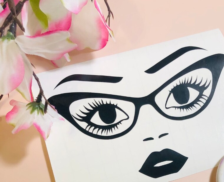 Vinyl Decal: Flower Pot Face - Fishbowl DIY - Clay - Flower Pot DIY ...