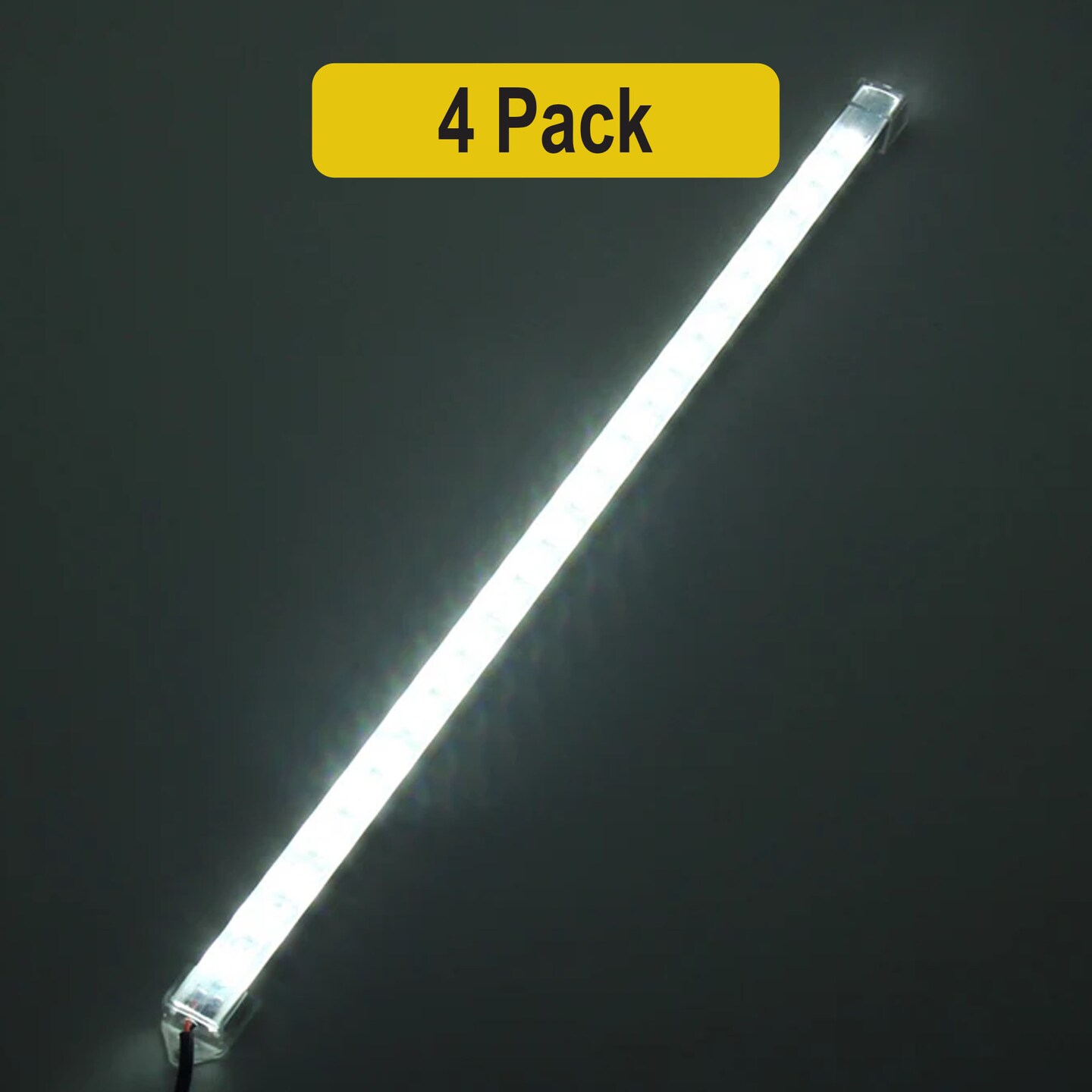 72 LED Linear Bar Light, Slim Aluminum Strip for Under Cabinet or ...