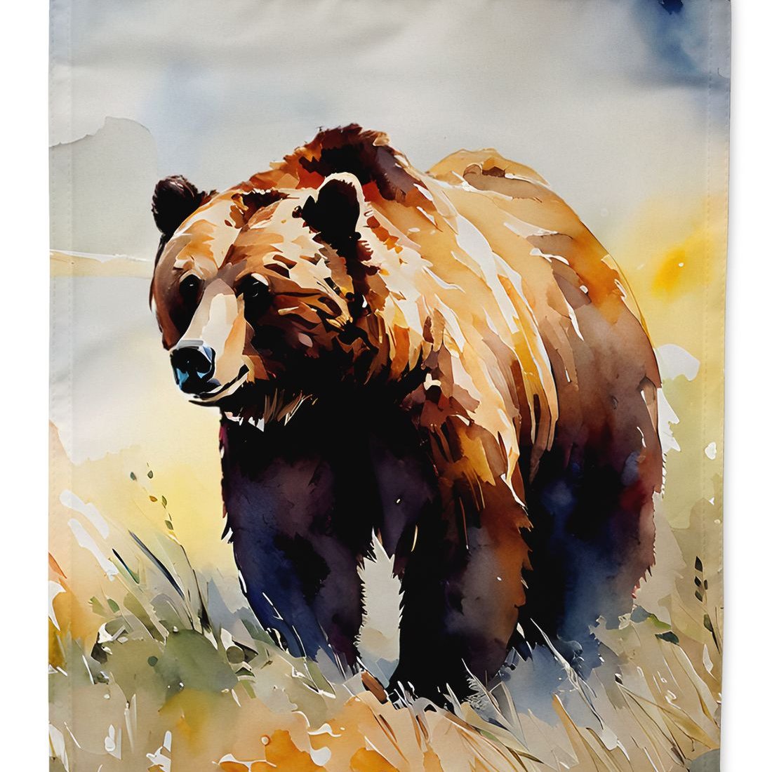 Edge Collections - 28" x 40" - Multicolor - Grizzly Bear Large House ...